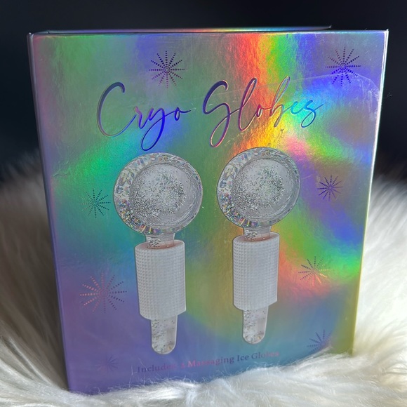Skincare | Clear Glass Cryo Globes Set Of 2 In Box | Poshmark